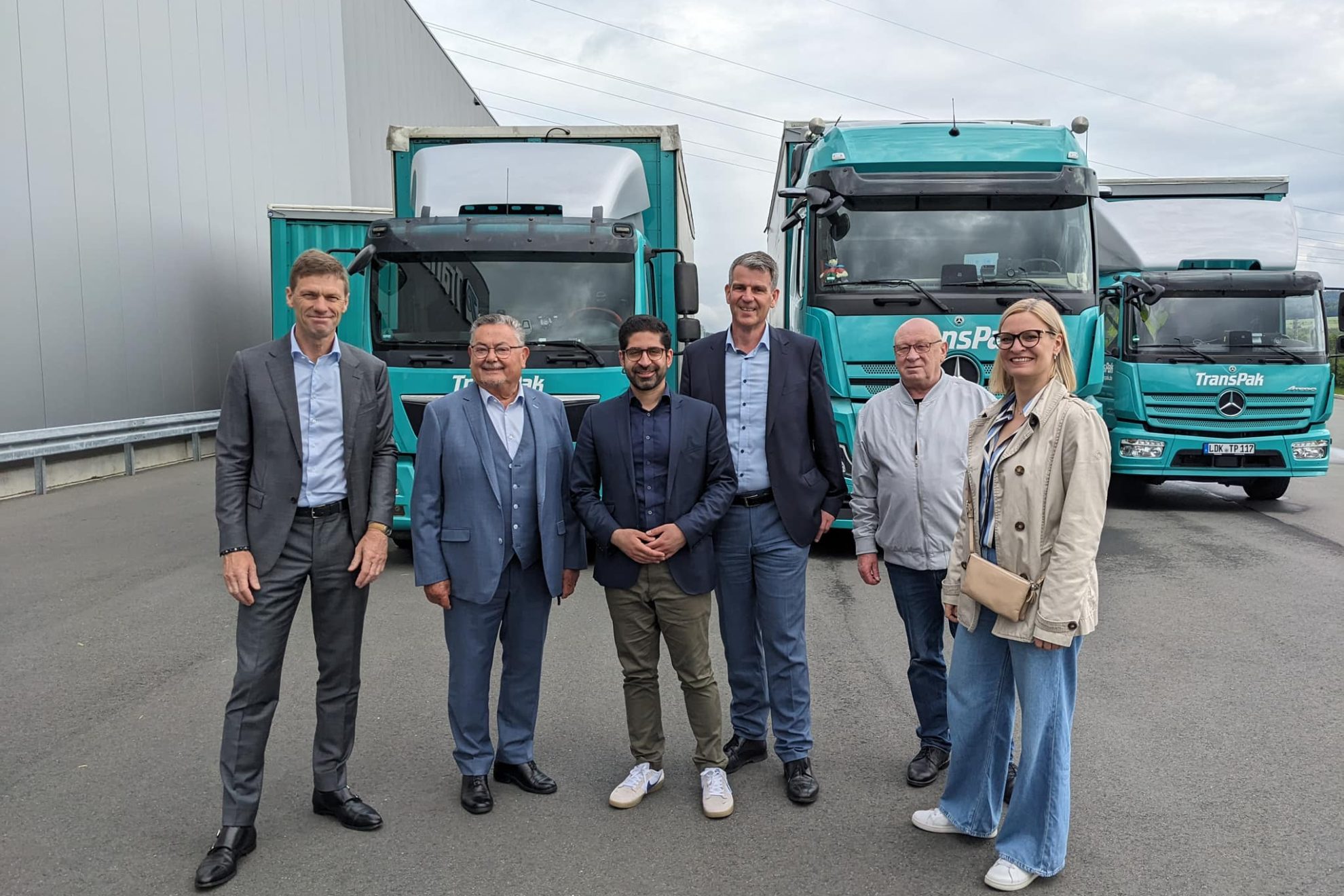 Firmenbesuch bei Transpak in Solms mit Wirtschaftsminister Kaweh ...
